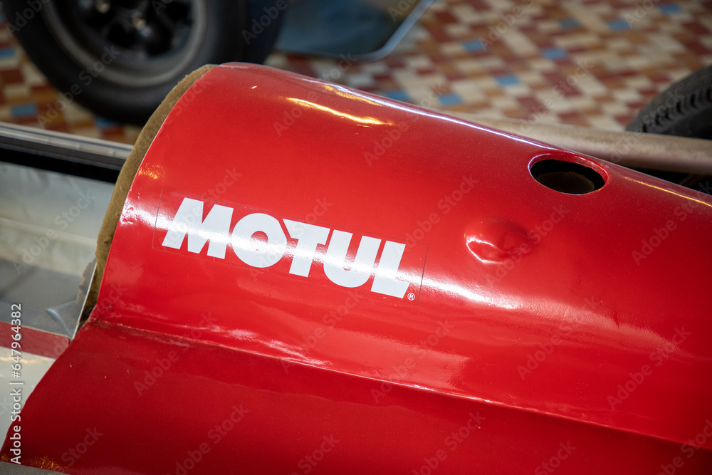 motul motor oil logo text and sign French brand of lubricants on ...