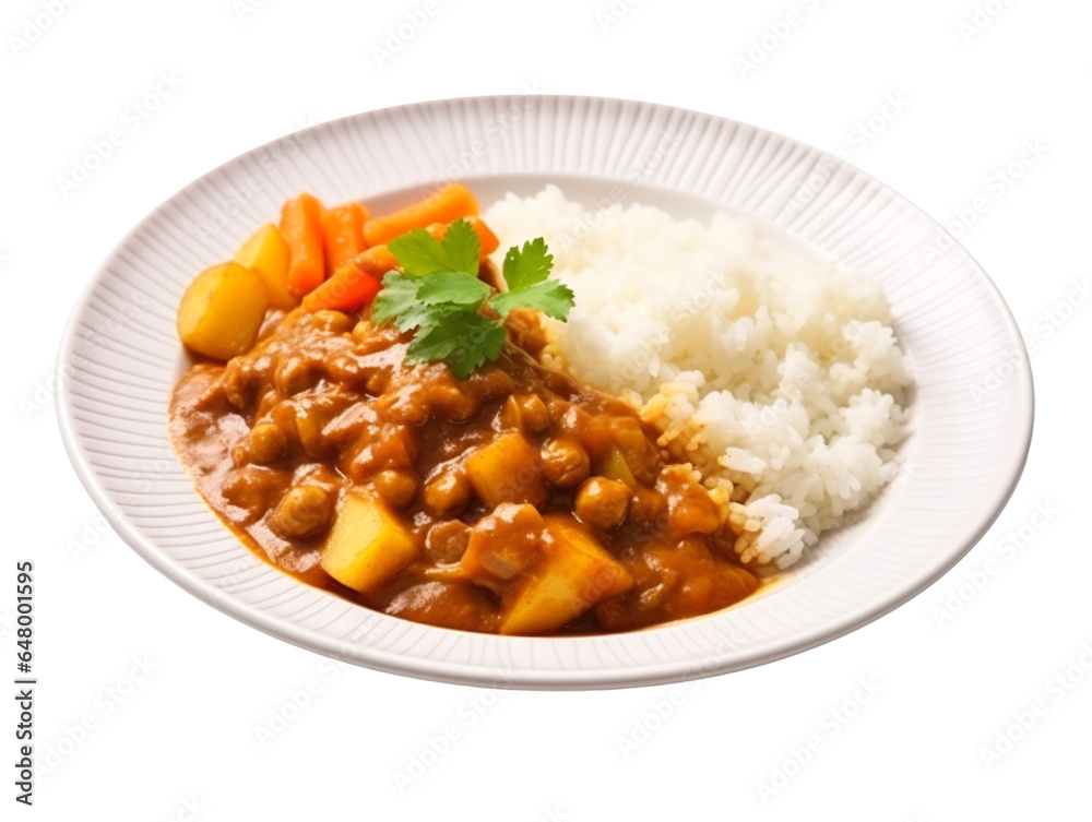 Japanese curry rice, also known as "kare raisu" (カレーライス) in Japanese ...