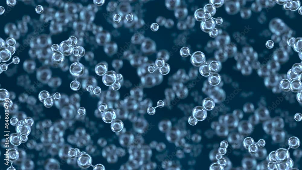 Molecules Swirl Background LOOPTILE. This footage is loopable and ...