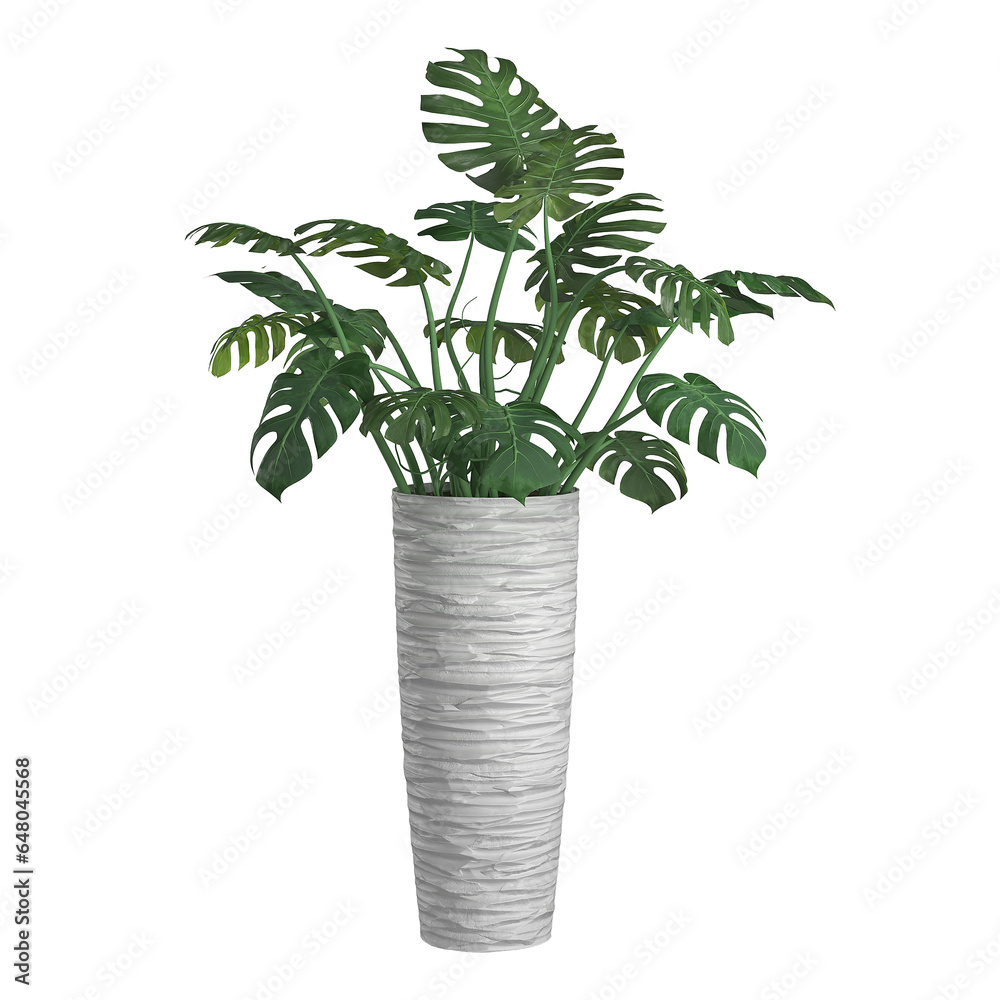 Ultra-high resolution photos of potted plants with transparent channels ...