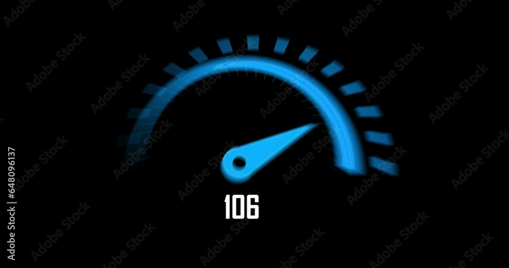 speed test meter 4k. Technology speedometer Performance Racing Car and ...