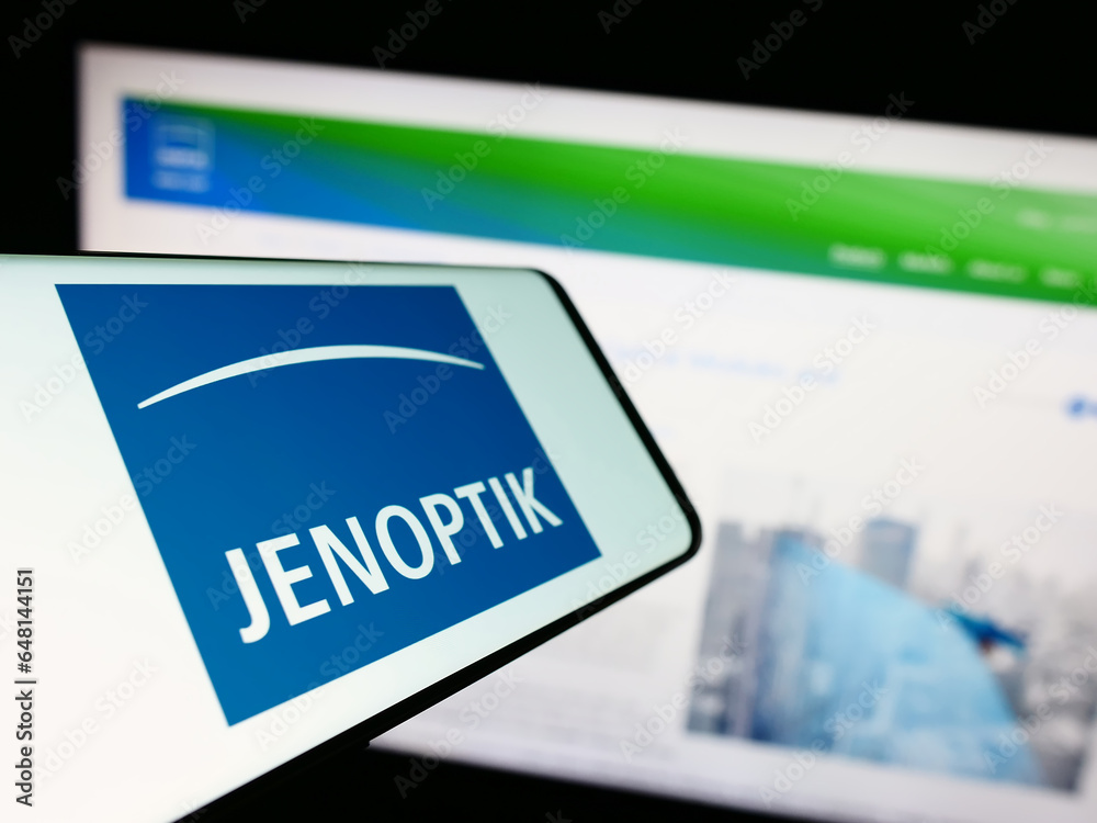 Stuttgart, Germany - 09-10-2023: Mobile phone with logo of German ...