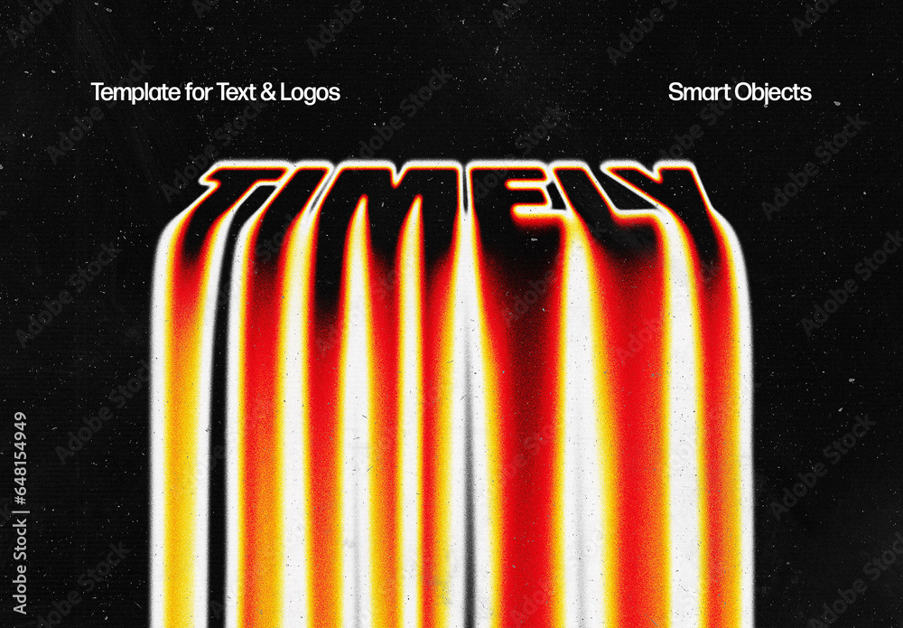 Liquid Lava Text Effect Mockup Stock Template | Adobe Stock