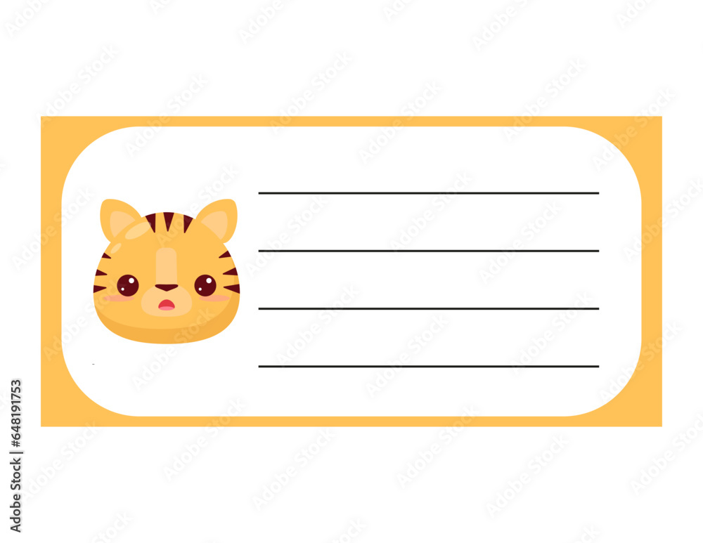 Design of the pages of the weekly and daily children's planner. Cute ...