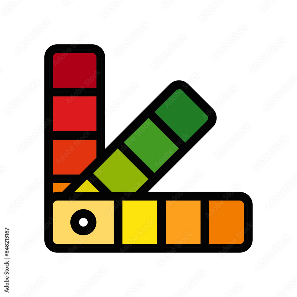Vetor de picto pictogramme icones et symboles boutons trace nuancier ...