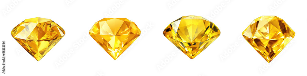 Yellow Diamond clipart collection, vector, icons isolated on ...