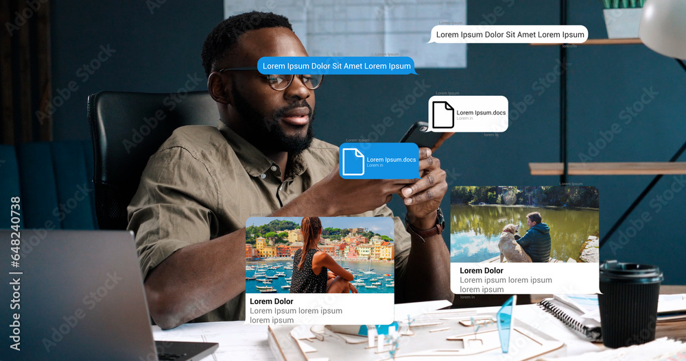 Text Messages Stock Template | Adobe Stock