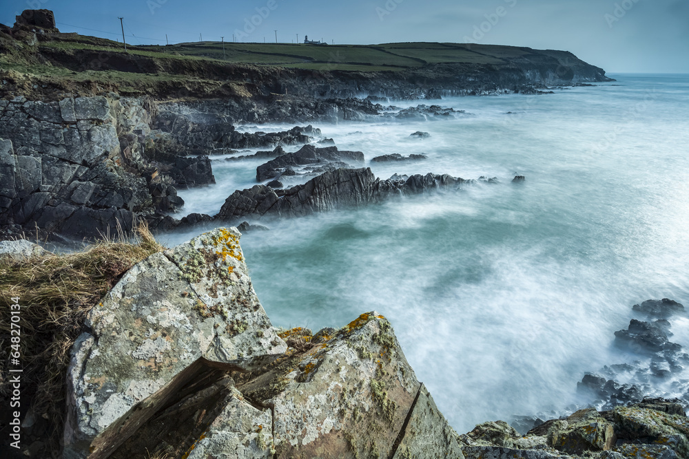 Galley Head Lighthouse In West Cork On The Wild Atlantic Way Coastal ...