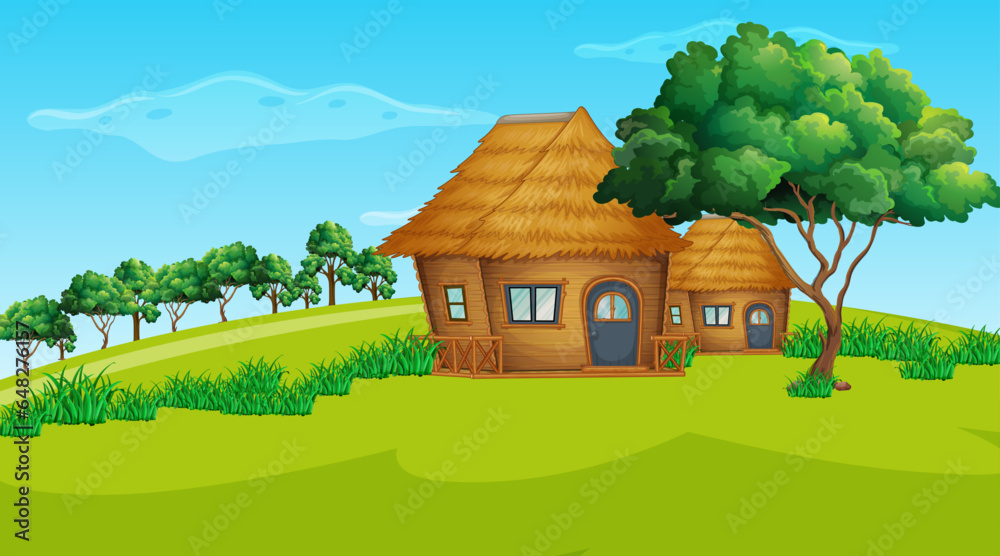 Cartoon Background for Animation Video Stock Vector | Adobe Stock