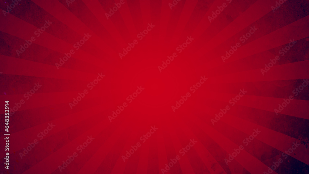 Sunburst red rays pattern. Radial sunburst ray background. Sunburst ...