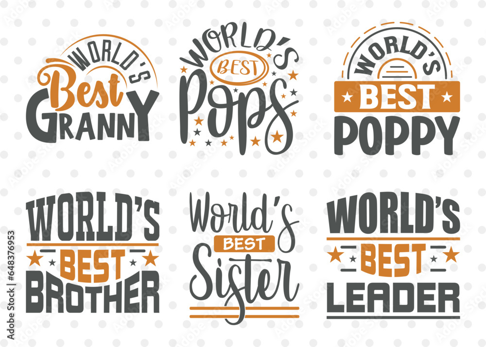 Worlds Best Bundle Vol-04 SVG Cut File, World's Best Leader Svg, World ...