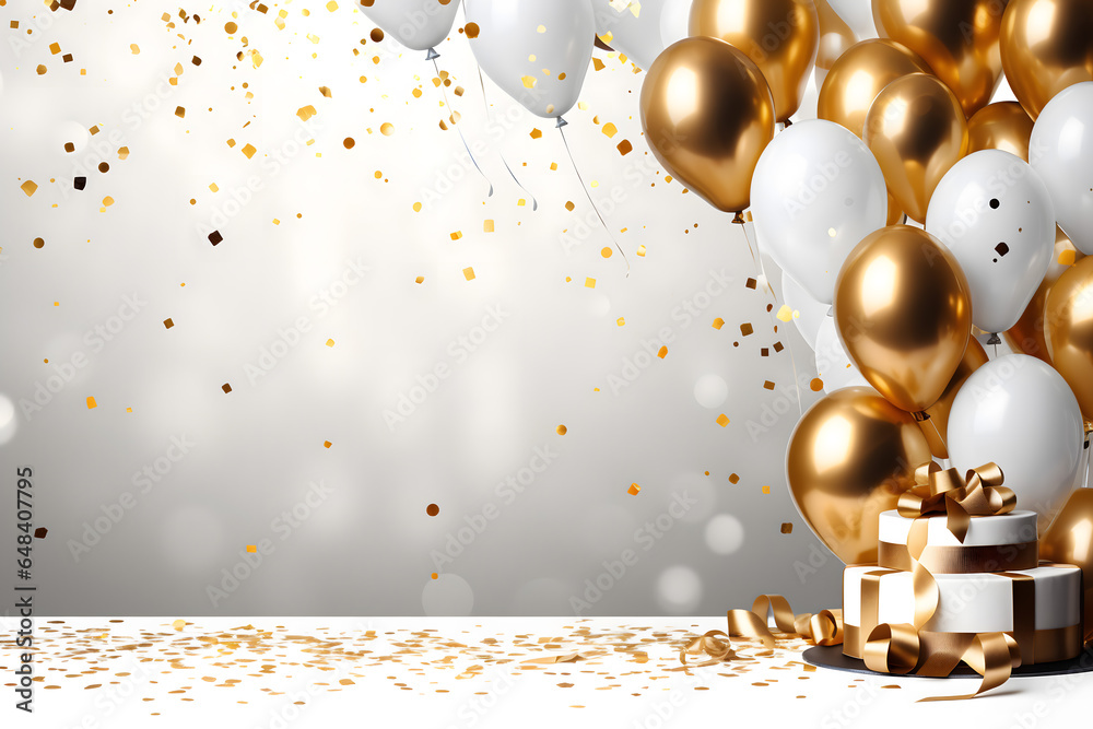 birthday party balloons, colourful balloons background and birthday ...