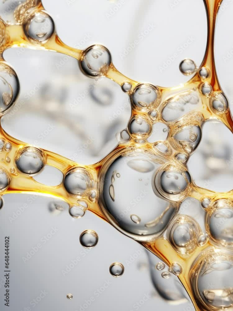 Vidéo Stock 3D animation molecule structure. Scientific medical ...