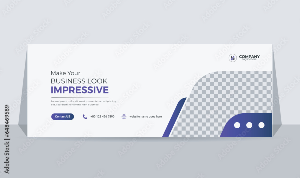 Digital marketing facebook cover design, business web banner template ...