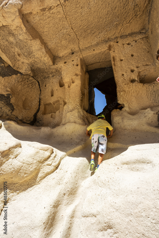 Pasabag, its famous fairy chimneys in Goreme Valley, Cappadocia Stock ...