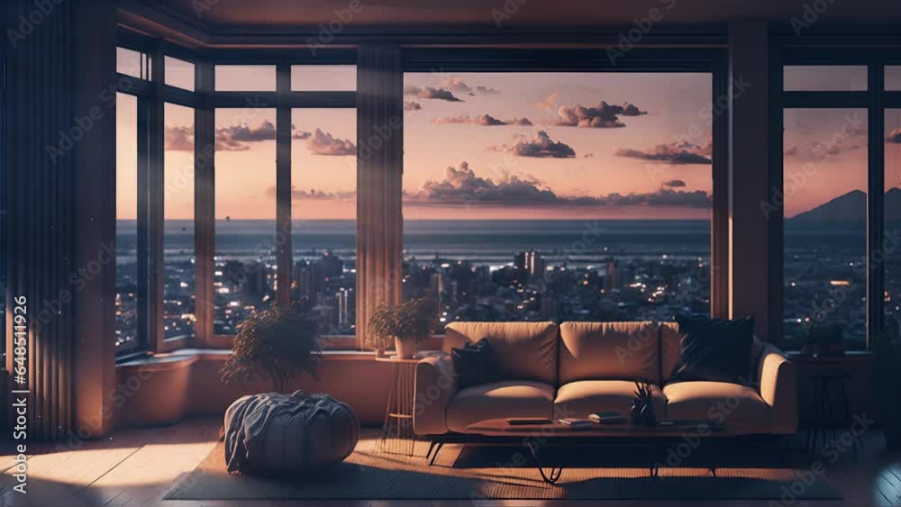 luxury living room, animated virtual backgrounds, stream overlay loop ...