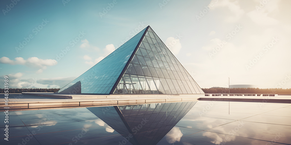 clear glass pyramid building during daytime, Louvre Museum ,A building ...