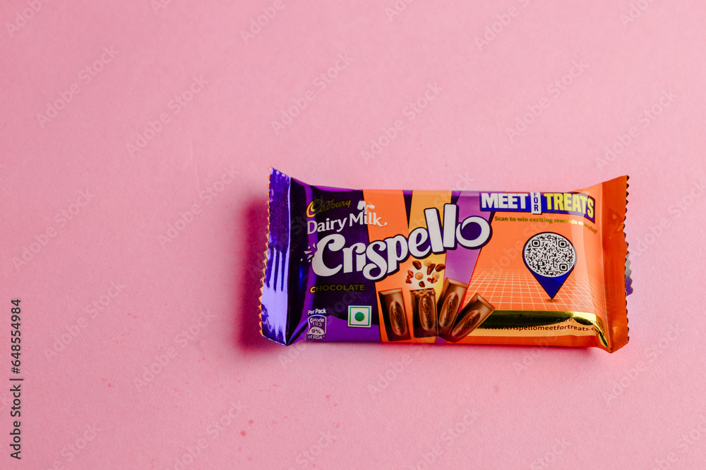 Cadbury Dairy Milk Crispello chocolate pack Stock Photo | Adobe Stock