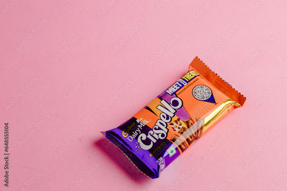 Cadbury Dairy Milk Crispello chocolate pack Stock Photo | Adobe Stock