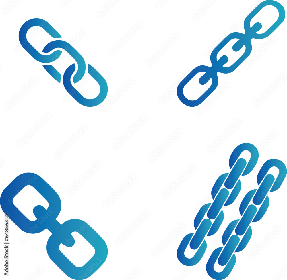 "Chain Quartet: Link your designs together with chain icons. These ...