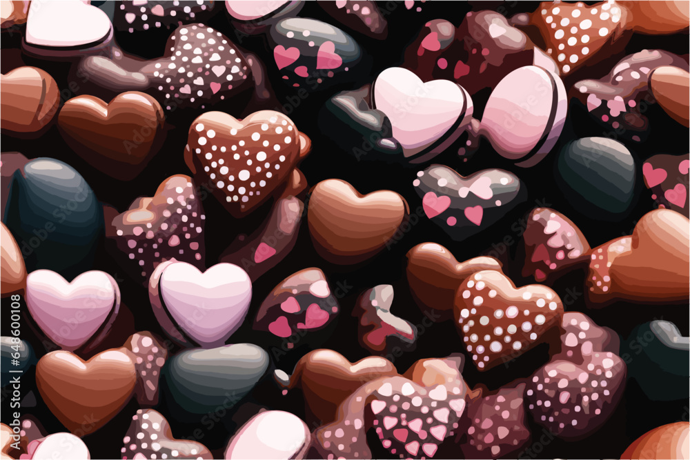 Celebrate World Chocolate Day with this tiling vector depicting small ...