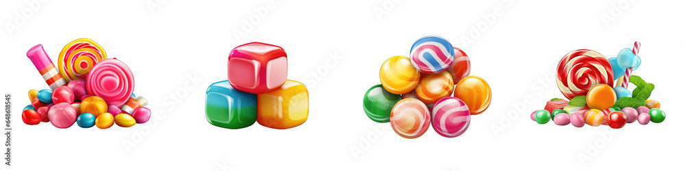 Candy clipart collection, vector, icons isolated on transparent ...