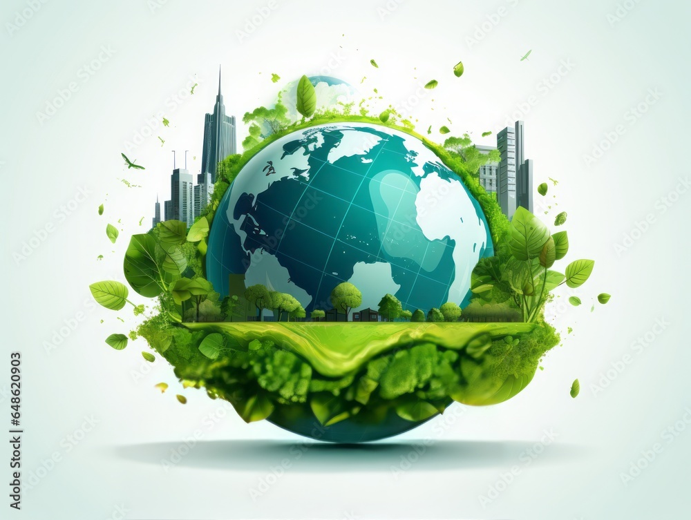 Green Environment Campaign Logo Advocating for a Greener Planet ...