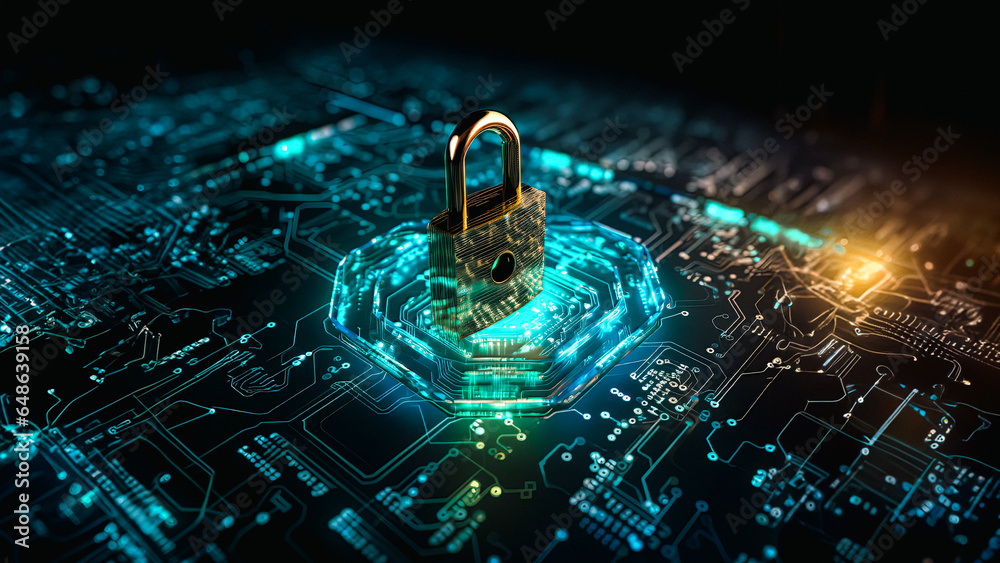 Visualizing Security Excellence: Top-Tier Security Lock Symbol Graphic ...