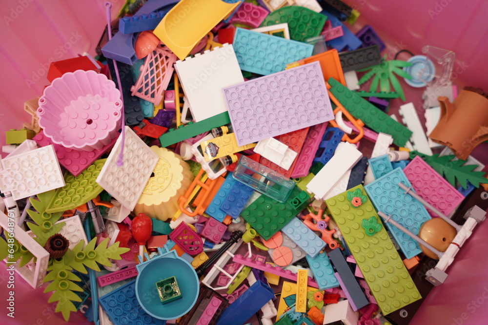 A collection of randome pice of legos from LEGO Friends, bright lego ...