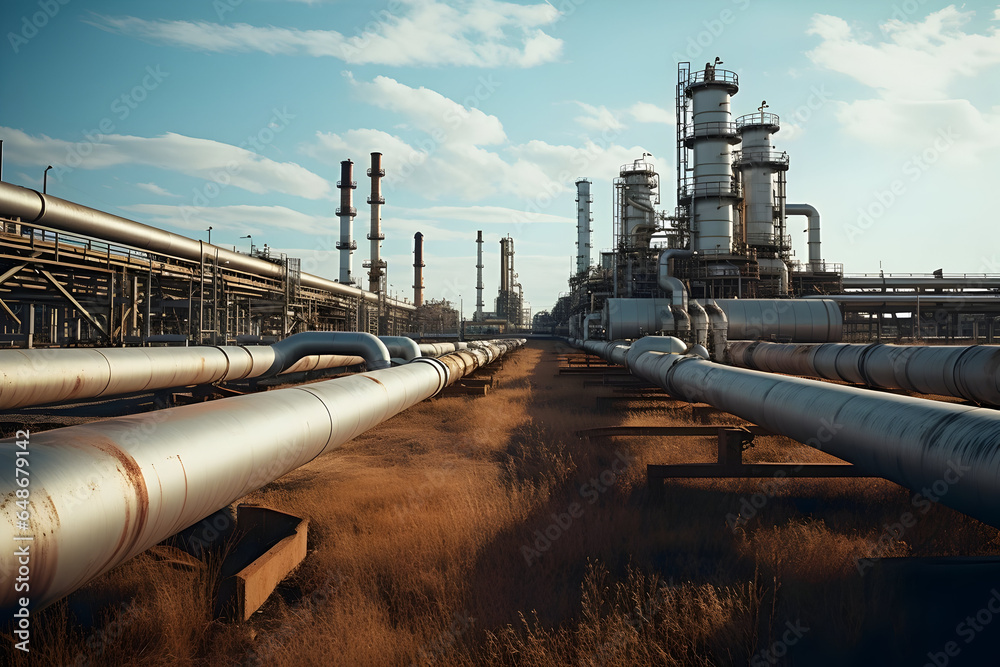 A Glimpse into the Oil Refining Process, Featuring Large Oil and Gas ...