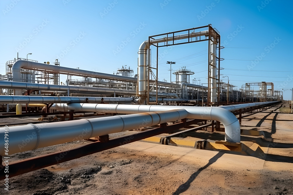 A Glimpse into the Oil Refining Process, Featuring Large Oil and Gas ...
