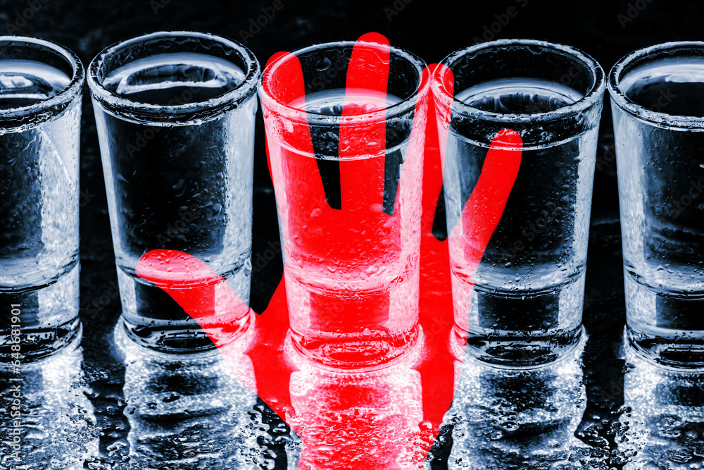 Alcohol addiction background. Drinking problem. Do not drink and drive ...