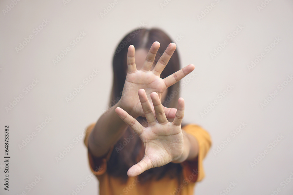 Stop abusing violence, Children violence and abused concept Stock Photo ...