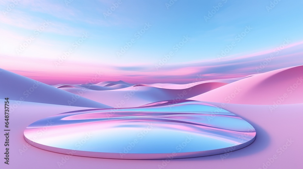 Pastel sand dune desert abstract background. Stock Illustration | Adobe ...