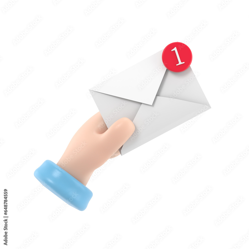 Received message concept. New,email incoming message,sms. Mail delivery ...