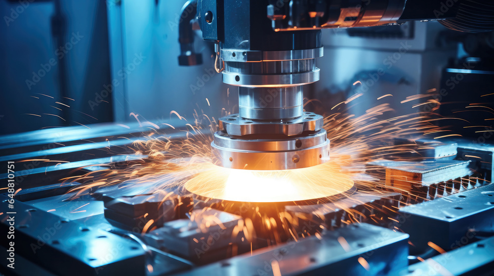 Metalworking industry: finishing metal working internal steel surface ...