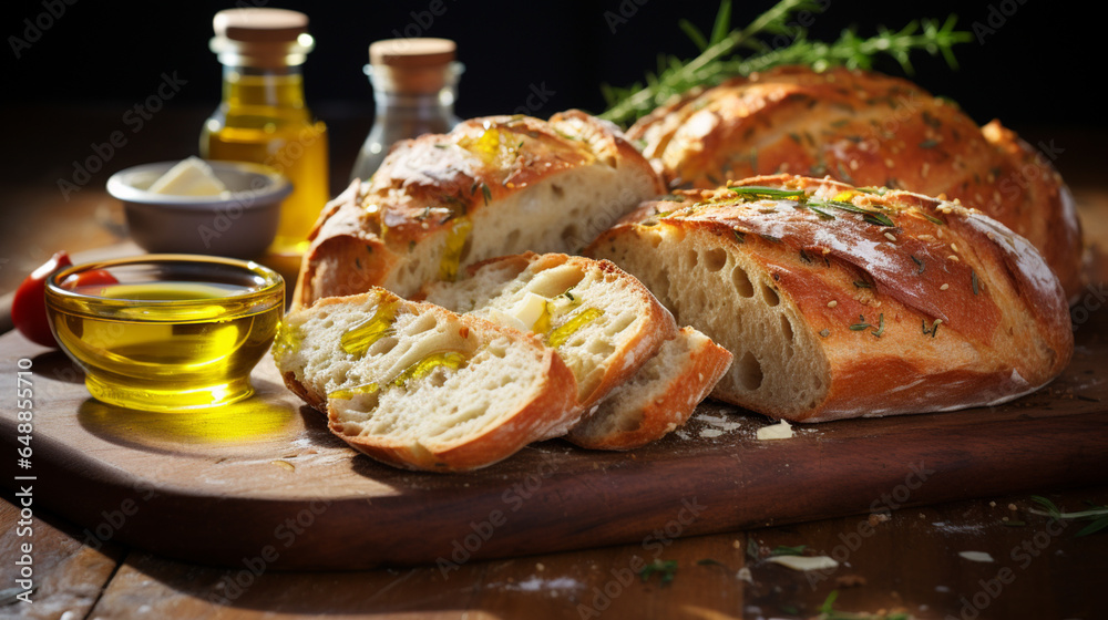 Damper bread, an Australian bush classic. A rustic, golden-brown loaf ...