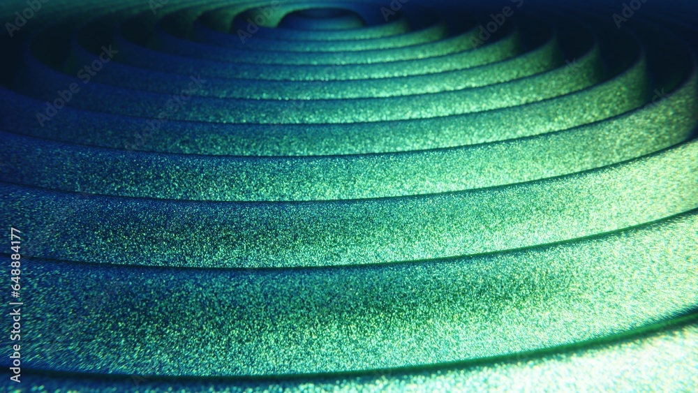 Abstract green waves wallpaper. Shimmering glitter texture background ...