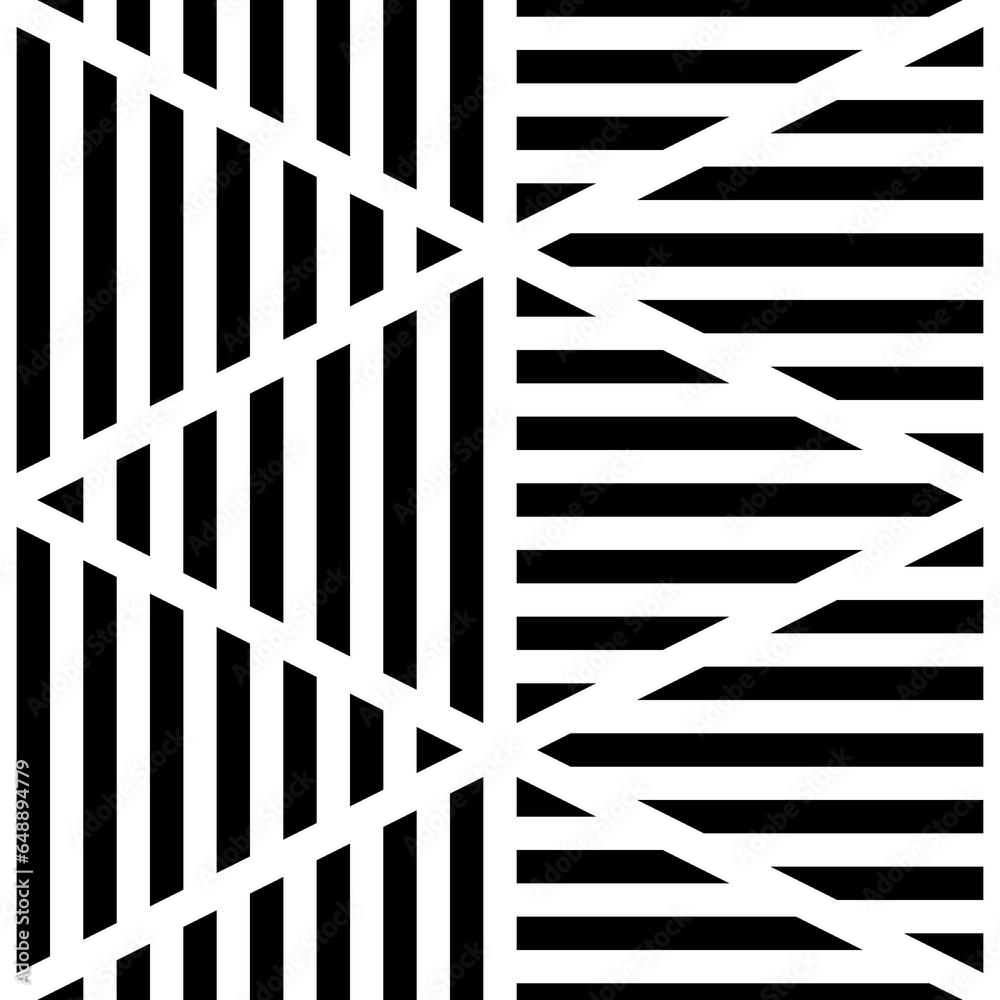 Black lines on white background. Seamless surface pattern design with ...