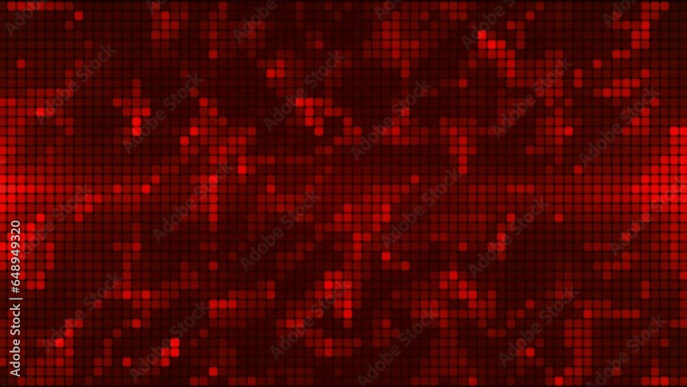 Real animated seamless abstract background of red squares. Abstract ...