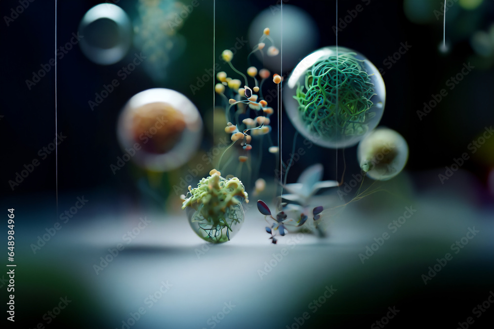 Sustainability & Natural Ecosystems · Abstract Visualization of Natural ...