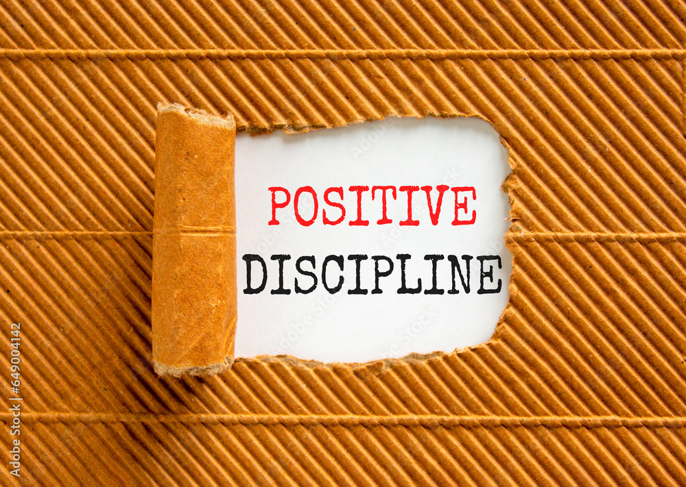 Positive discipline symbol. Concept words Positive discipline on ...