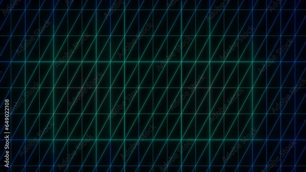 Futuristic High Tech Gird Animation Background. Loop Animation Of Grid.digital Grid Animation ...