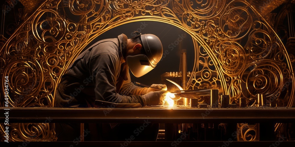 Crafting an Iconic Metal Sculpture Through the Welding Process ...