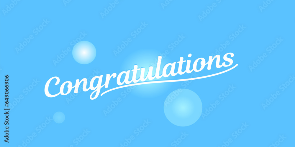 Congratulations Text Effect Stock Vector | Adobe Stock