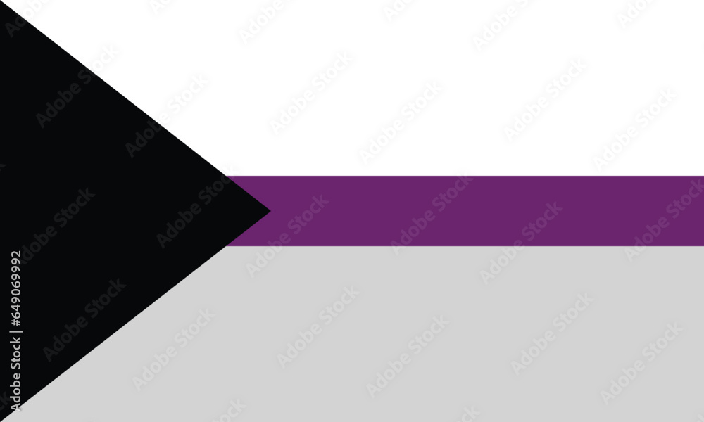 Demisexual Pride Flag. Sexual orientation on the asexual spectrum is ...