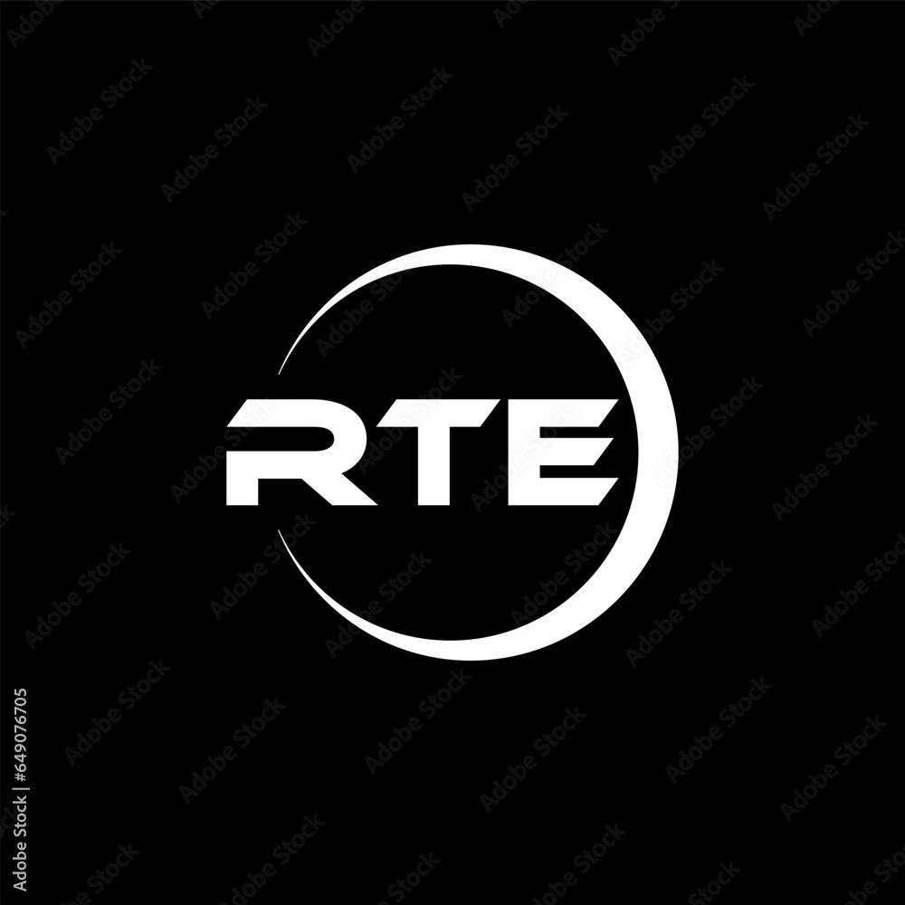 RTE Letter Logo Design, Inspiration for a Unique Identity. Modern ...