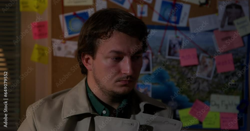 Male witness testifies in crime in police officer office, against ...