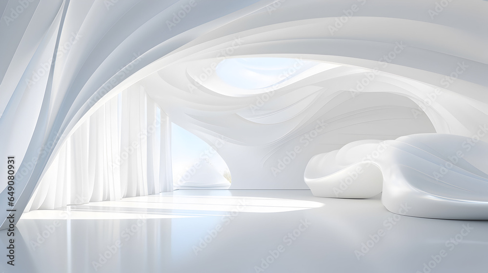 Imaginative white background that embodies the essence of creativity ...