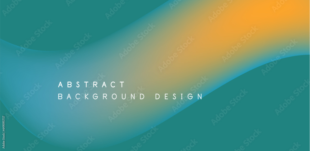 Abstract vector backdrop with fluid, geometric elements. Harmonious ...
